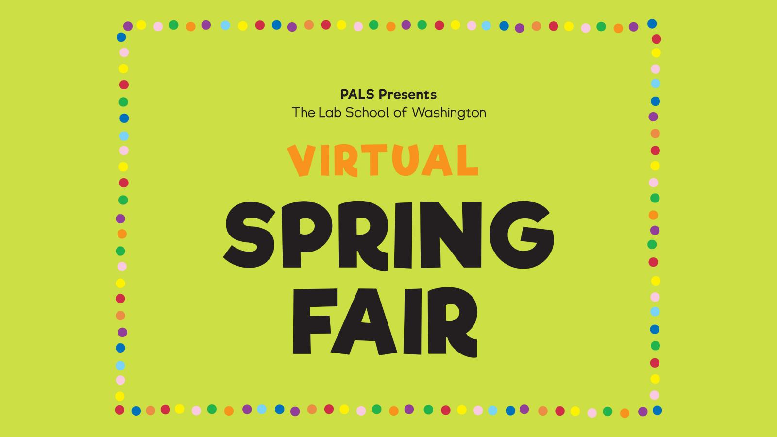 Virtual Spring Fair | The Lab School